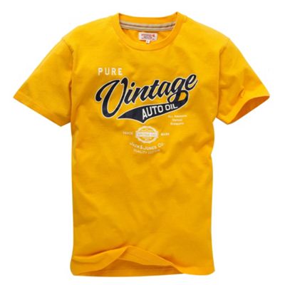 t shirts classic mens t shirt yellow l